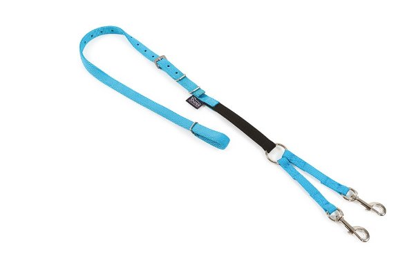 Shires Nylon Daisy Rein Blue - Robinsons Equestrian