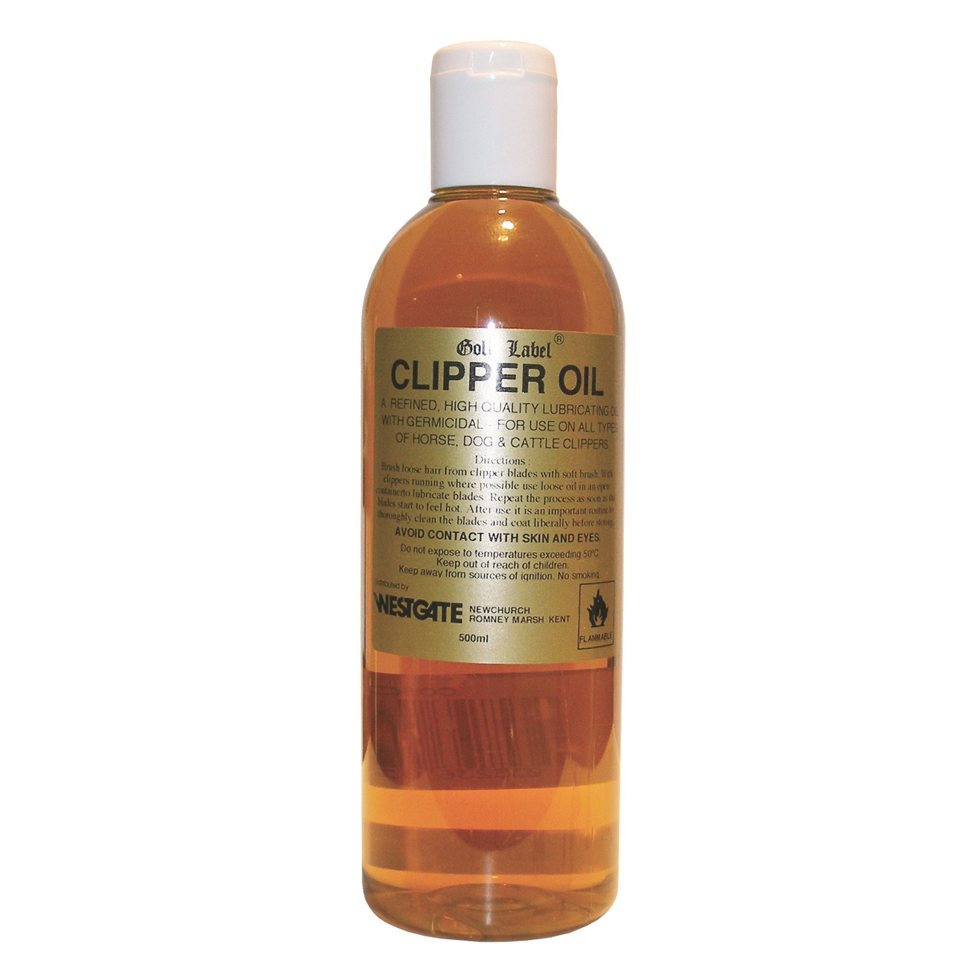 Gold Label Clipper Oil Liquid 500ml - Robinsons Equestrian