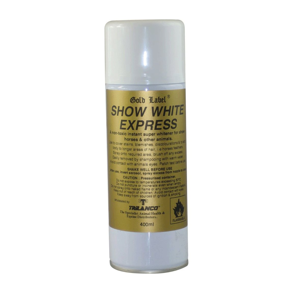 Gold Label Show Express White 400ml - Robinsons Equestrian