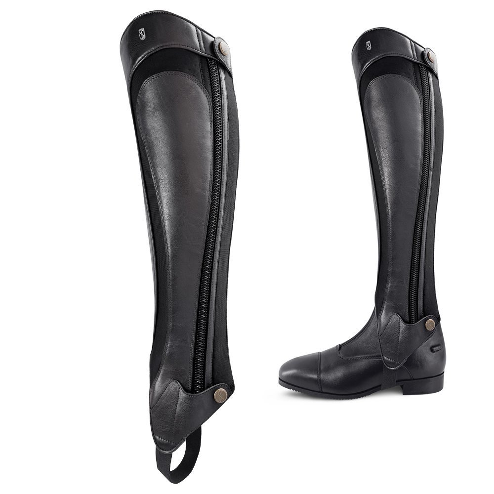 Tredstep Medici Air Half Chap Black - Robinsons Equestrian