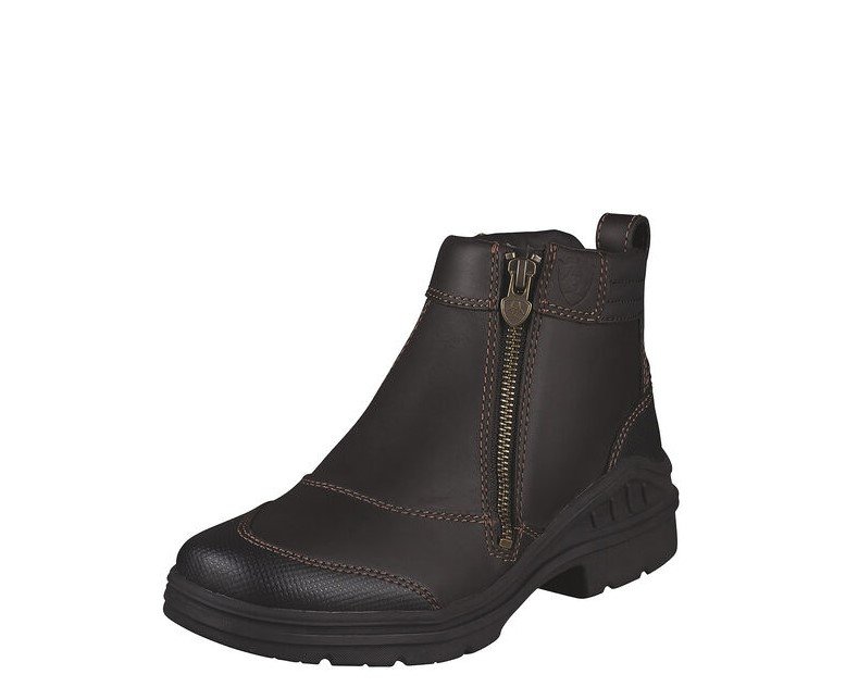 Ariat Barnyard Side Zip Boot Dark Brown - Robinsons Equestrian