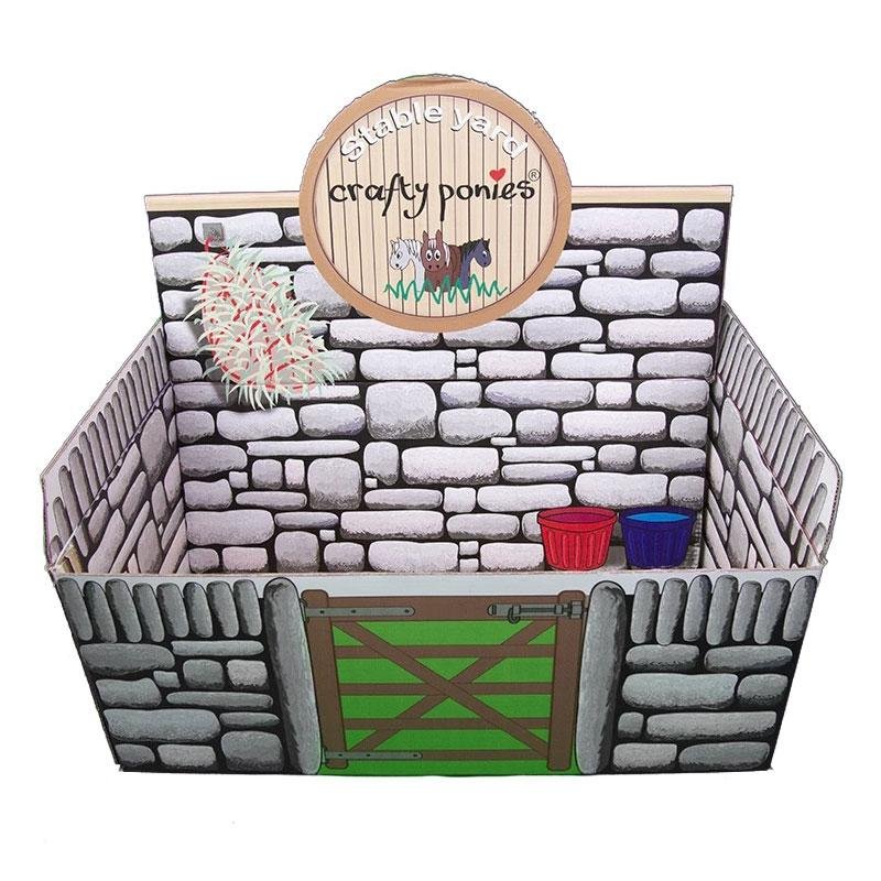 Crafty Ponies Cardboard Stable Box - Robinsons Equestrian