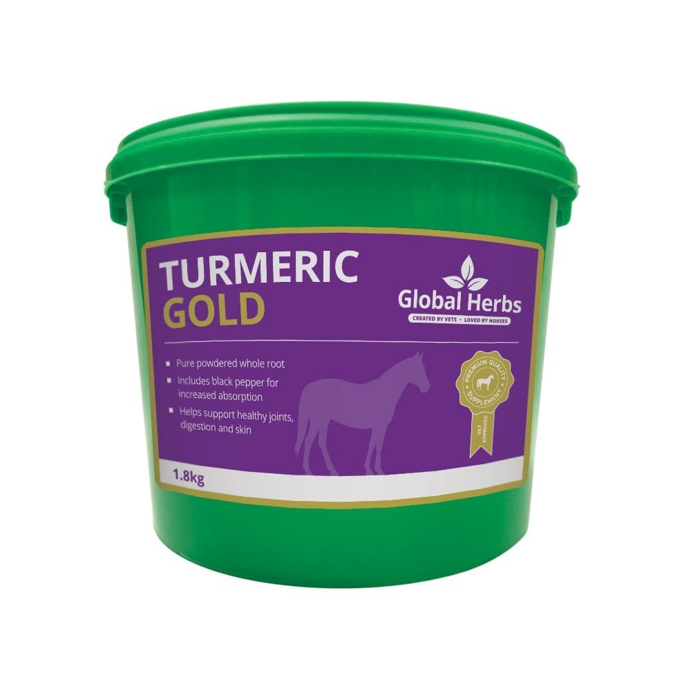 Global Herbs Turmeric Gold 1.8kg - Robinsons Equestrian