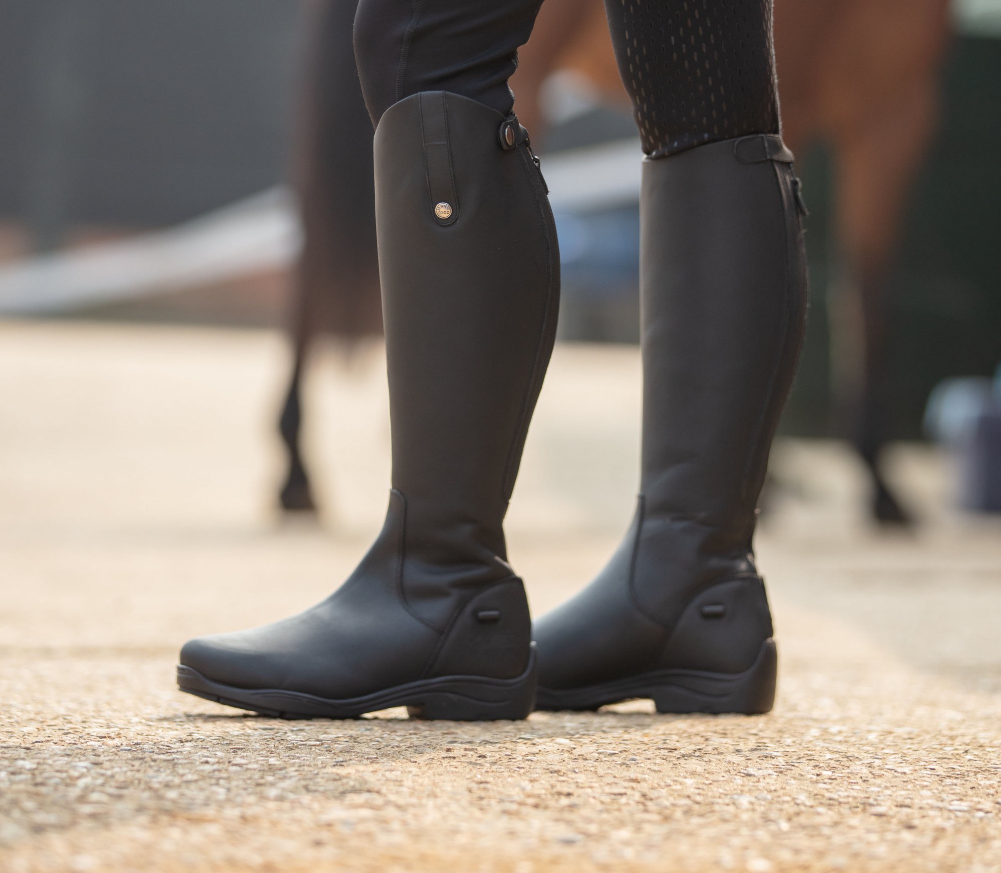 Mark Todd Fleece Lined Tall Winter Boot Black - Robinsons Equestrian