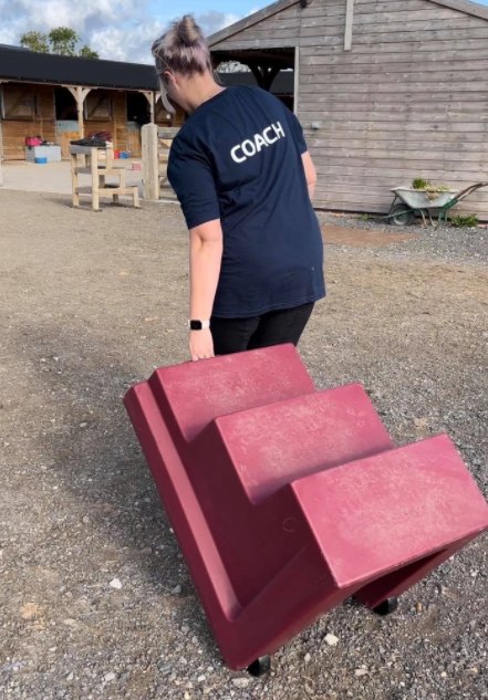 PolyJumps 3 Step Mounting Block - Robinsons Equestrian