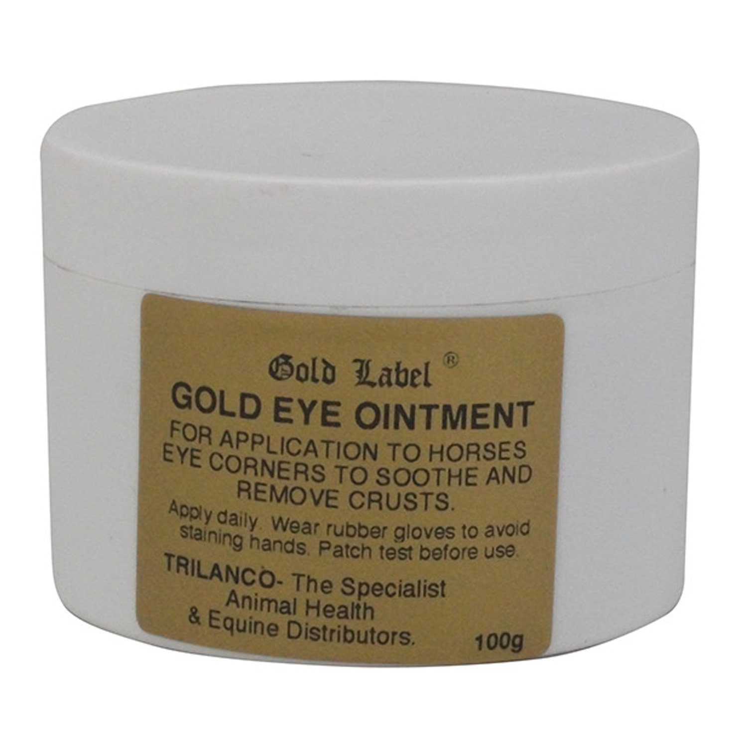 Gold Label Gold Eye Ointment - 100g - Robinsons Equestrian