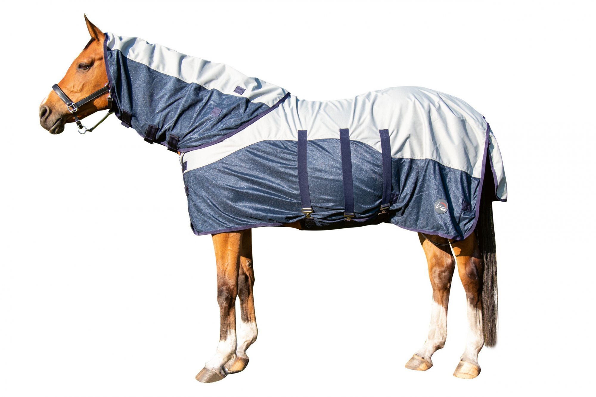 HKM Fly/rain Blanket With Neck Part Belly Flap - Robinsons Equestrian