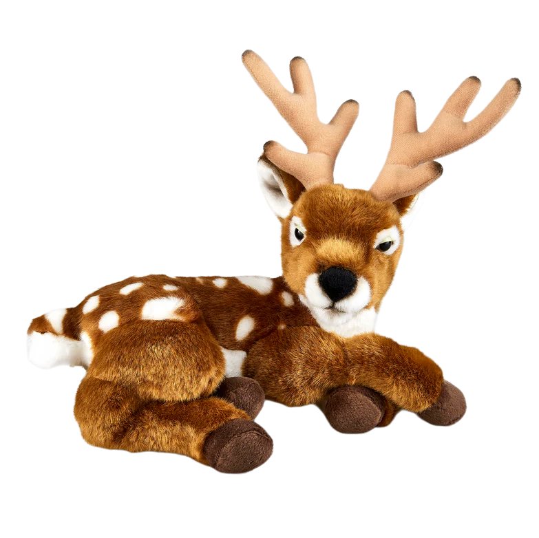 Living Nature Deer With Antlers Soft Toy - 28cm - Robinsons Equestrian