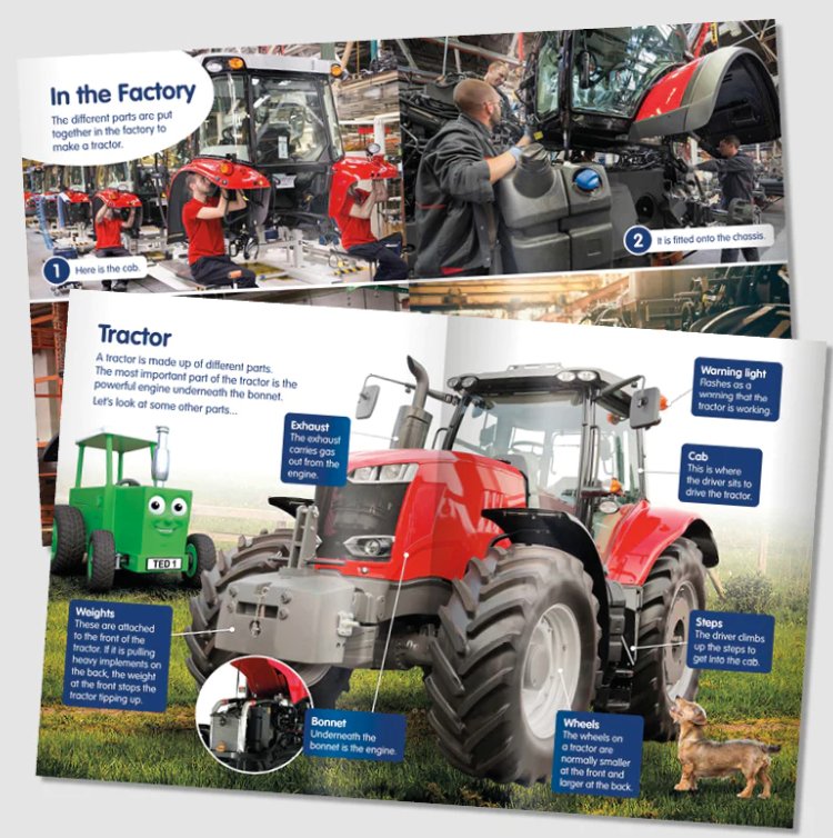 Tractor Ted Fact Book Lets Look At Tractors - Robinsons Equestrian