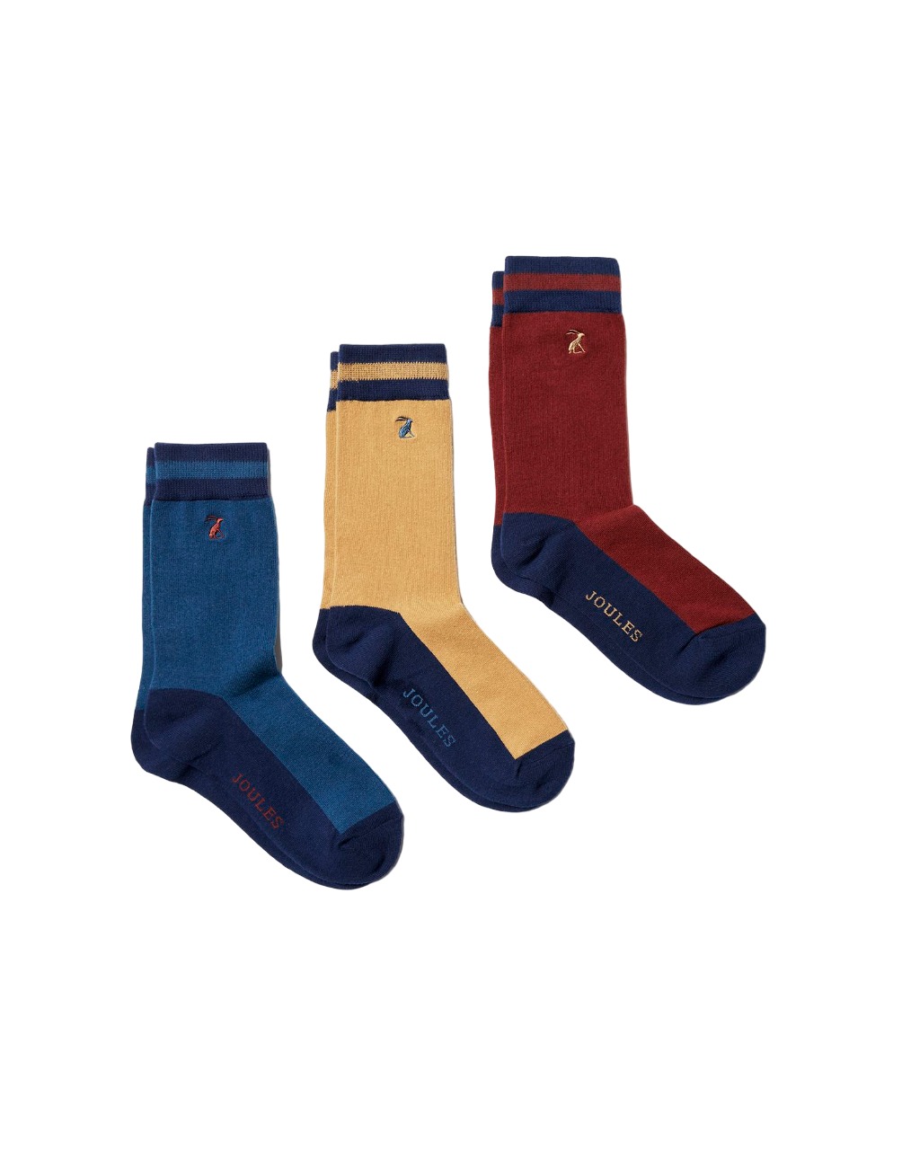Joules Striking Socks - 3pk - Robinsons Equestrian