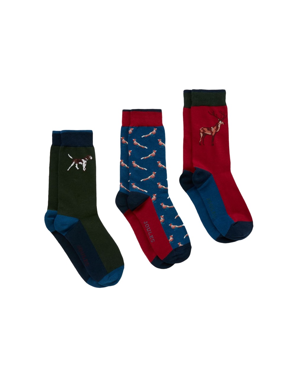 Joules Striking Socks - 3pk - Robinsons Equestrian