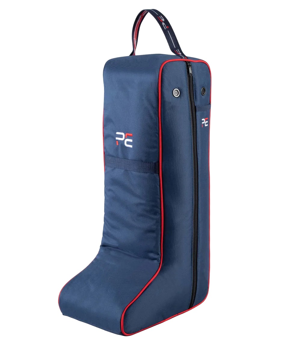 Premier Equine Tall Navy Boot Bag - Robinsons Equestrian