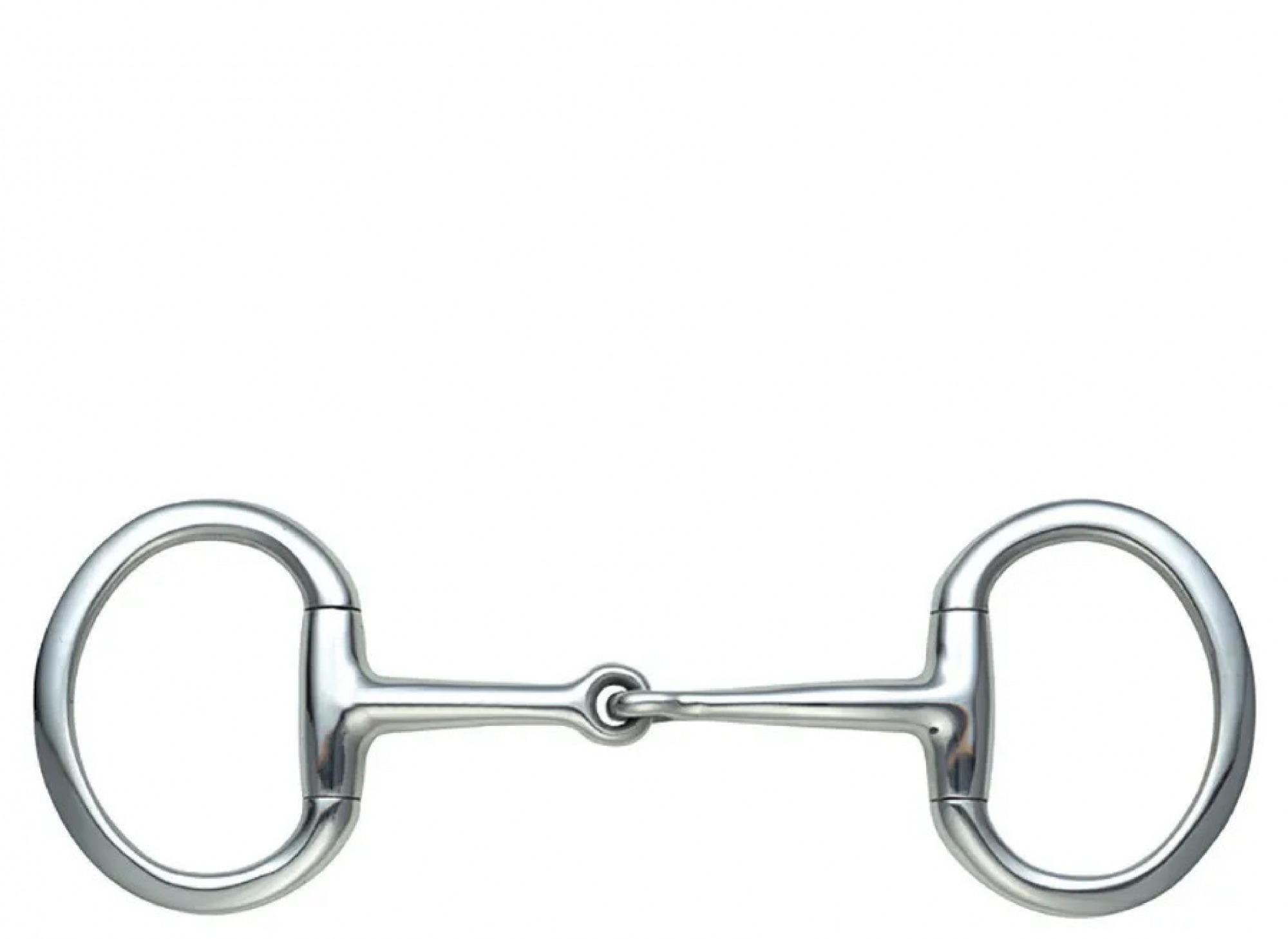 Shires Flat Ring Jointed Eggbutt Snaffle - Robinsons Equestrian