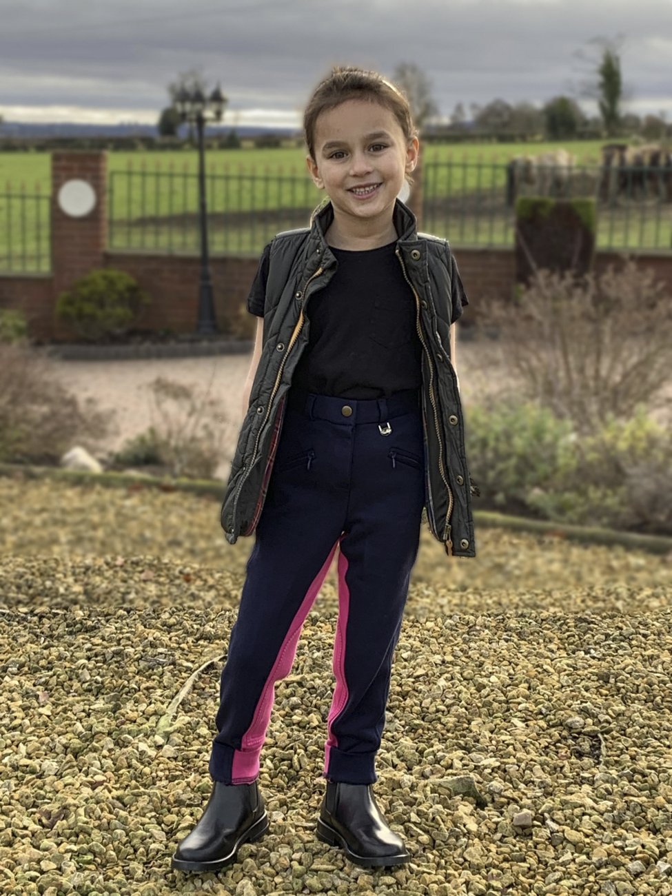 Gallop Children's Two Tone Jodhpurs - Robinsons Equestrian