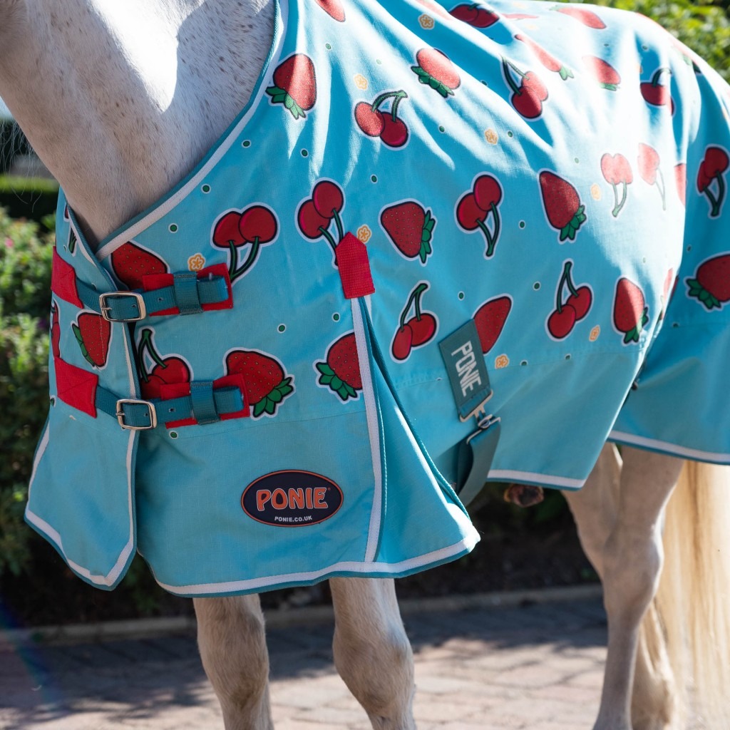 Gallop Ponie Berries & Cherries Light Turnout Rug - Robinsons Equestrian