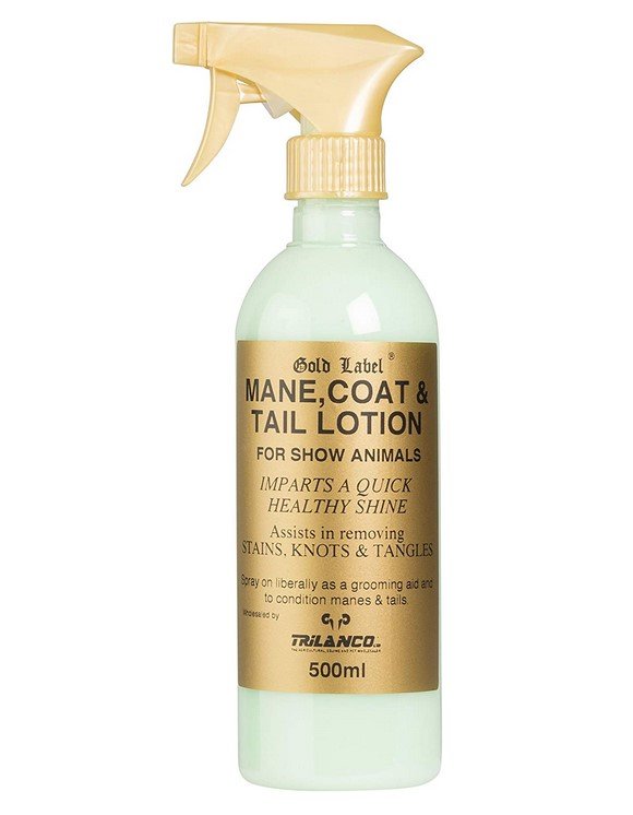 Gold Label Mane, Coat & Tail Lotion - 500ml - Robinsons Equestrian