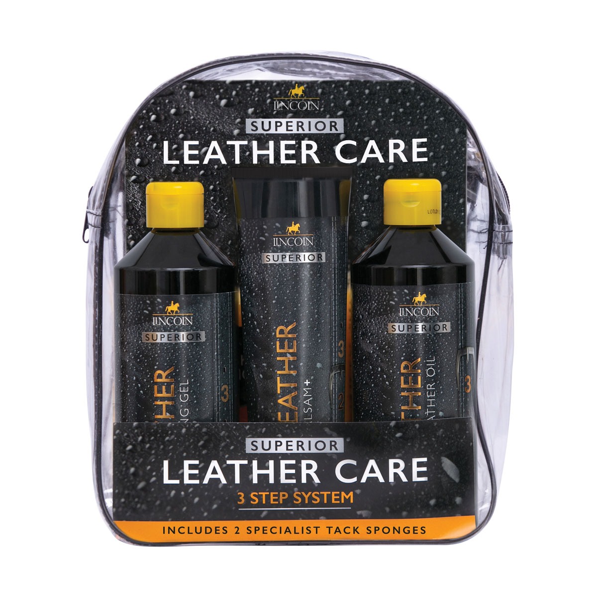 Lincoln Leather Care 3 Step System - Robinsons Equestrian