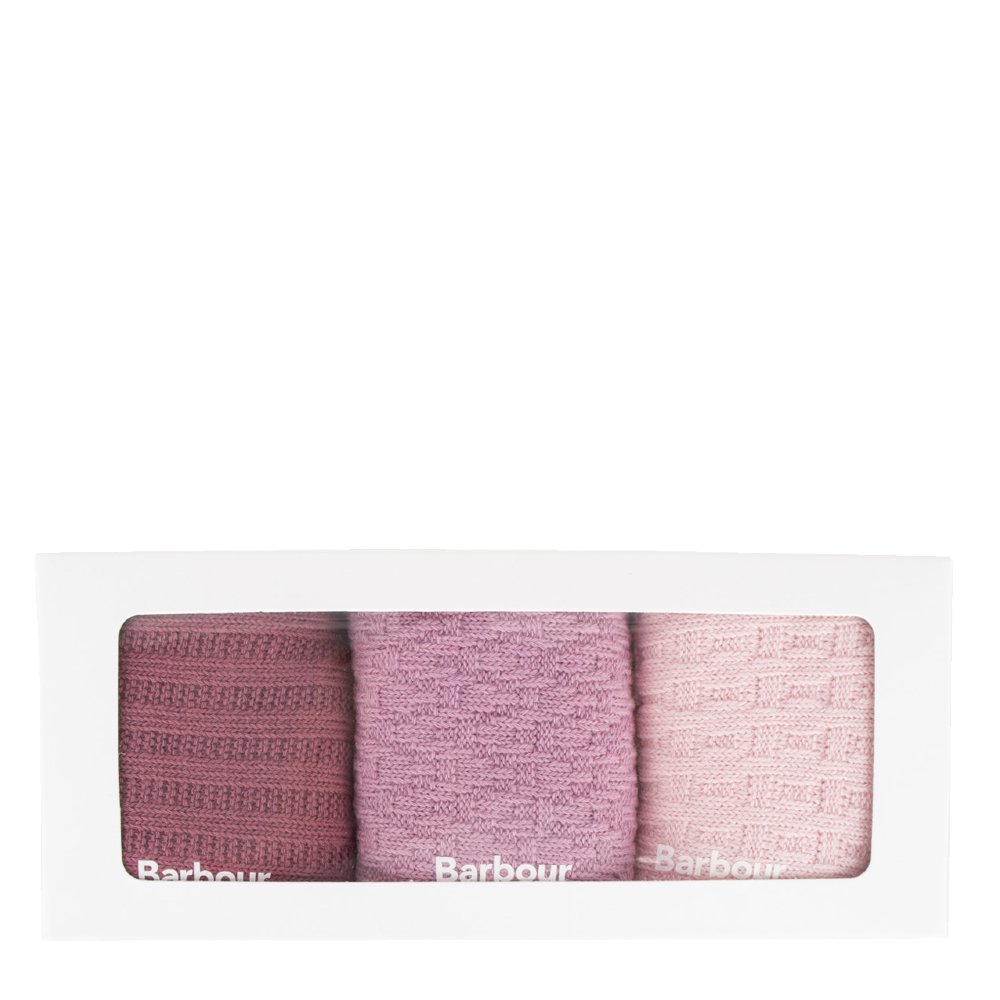 Barbour Women's Textured Sock Gift Set - 3pk - Robinsons Equestrian