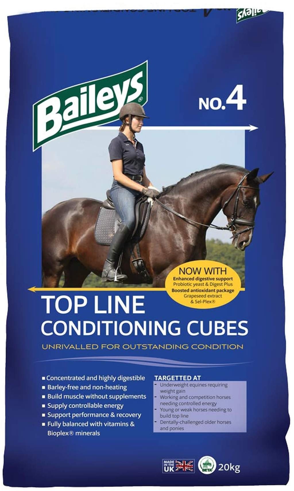 Baileys No. 4 Topline Conditioning Cubes - 20kg - Robinsons Equestrian