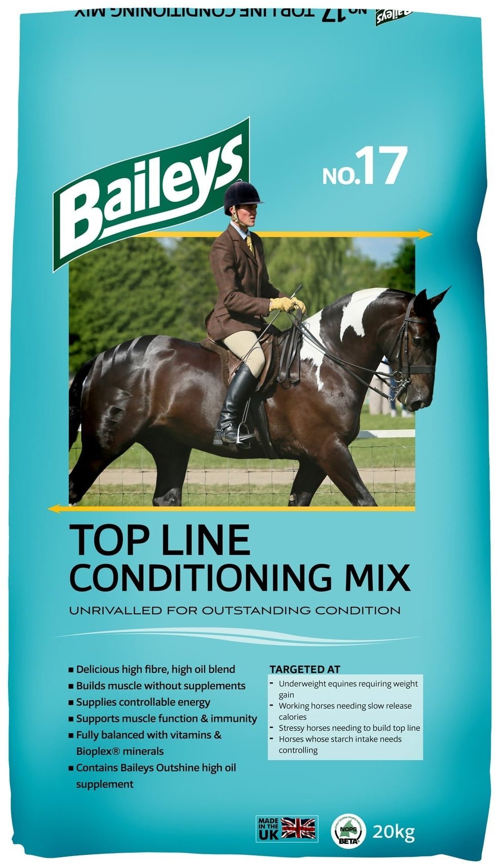 Baileys No.17 Top Line Conditioning Mix - 20kg - Robinsons Equestrian