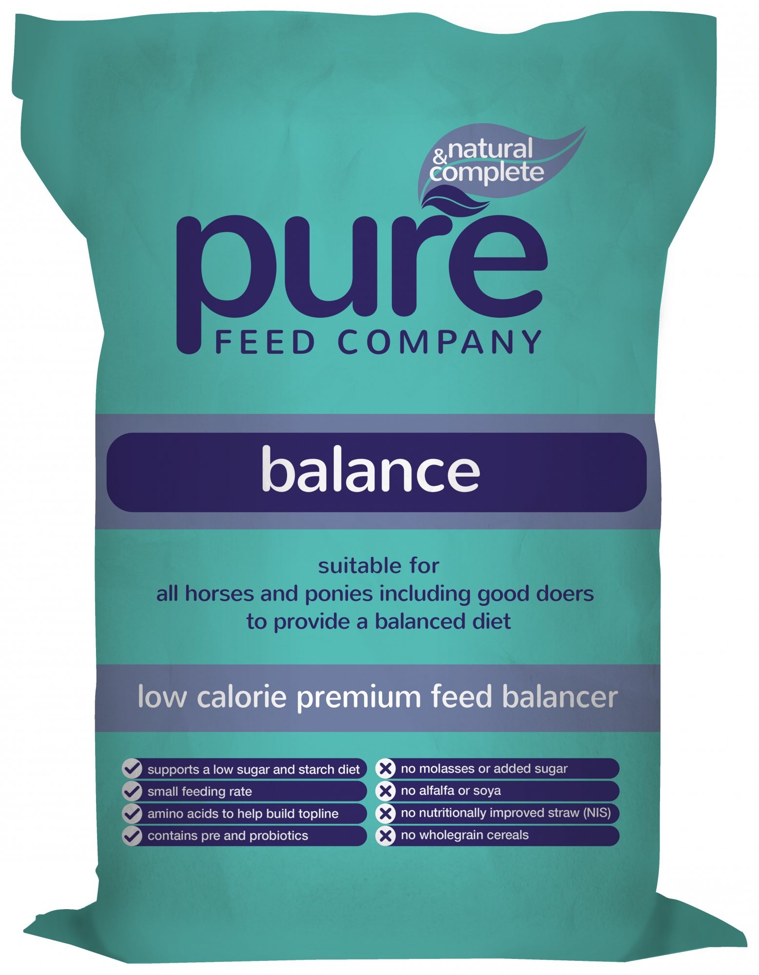 Pure Balance Pellets - 15kg - Robinsons Equestrian