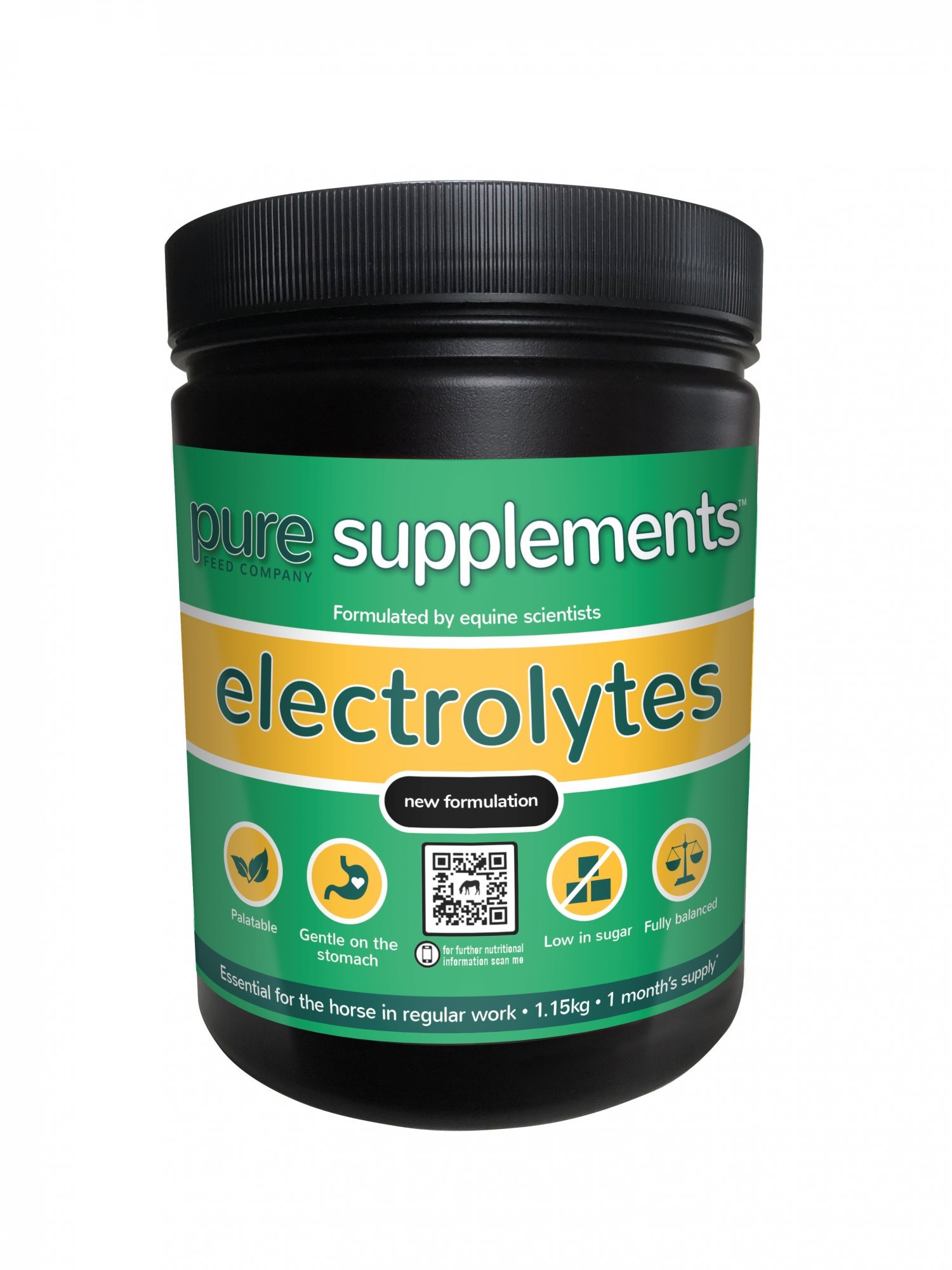 Pure Feed Company Pure+ Electrolyte - 1.15kg - Robinsons Equestrian