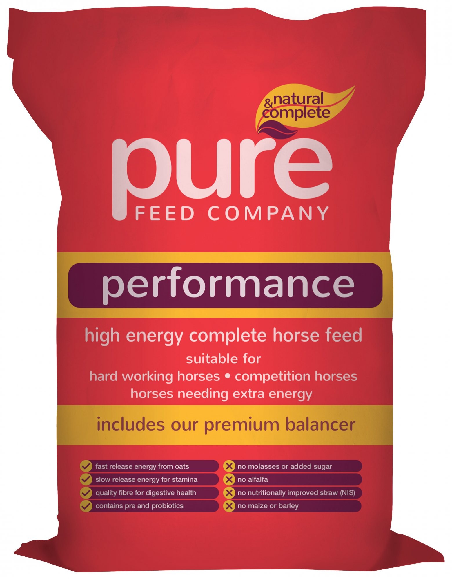Pure Performance Mix - 15kg - Robinsons Equestrian