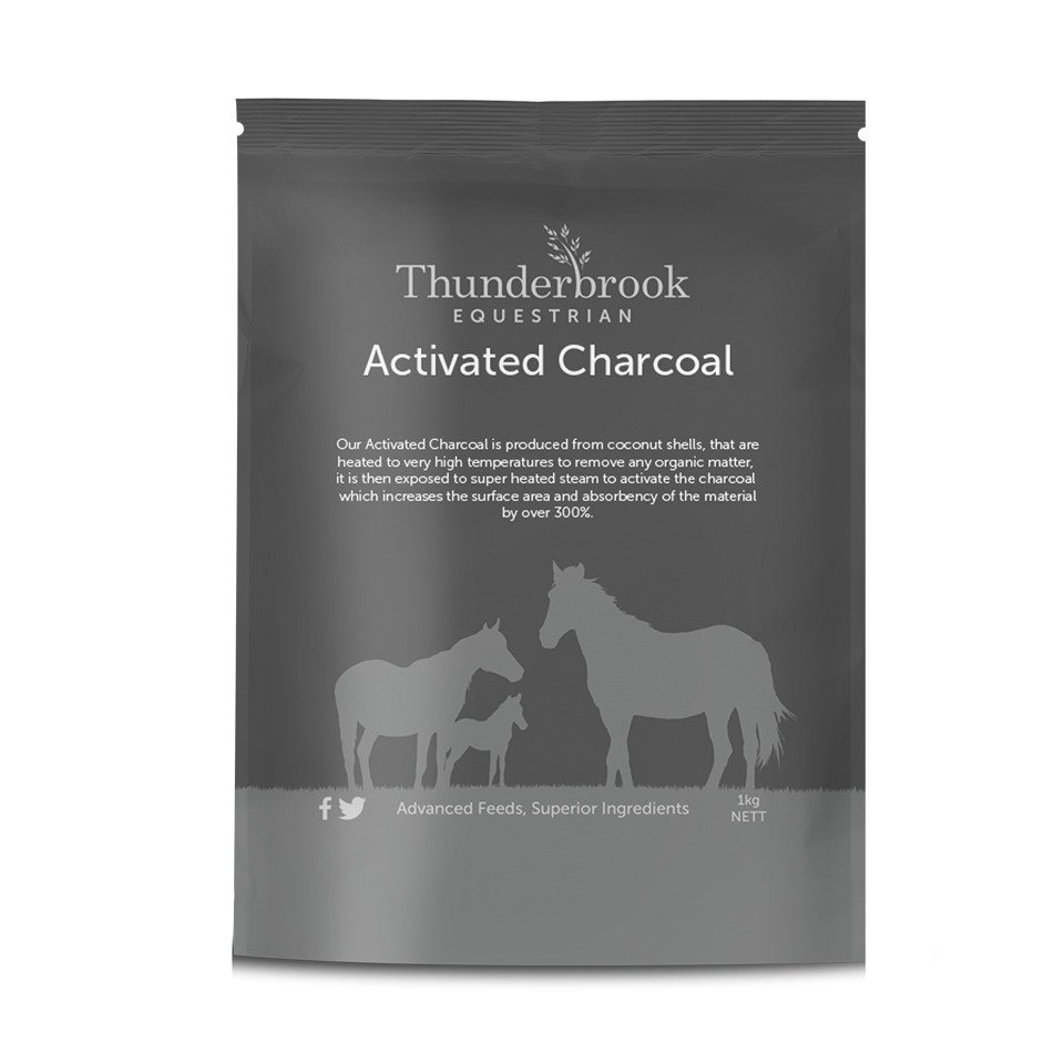 Thunderbrook Equestrian Activated Charcoal - 1kg - Robinsons Equestrian