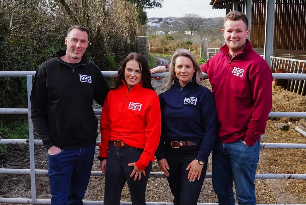 Back British Farming Classic Black 1/4 Zip Jumper - Robinsons Equestrian