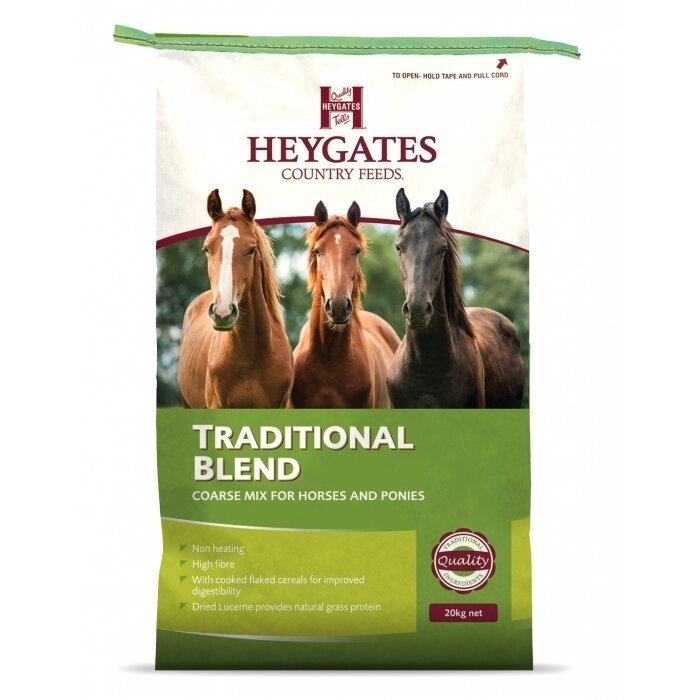 Heygates Traditional Blend Horse Coarse Mix - 20kg - Robinsons Equestrian