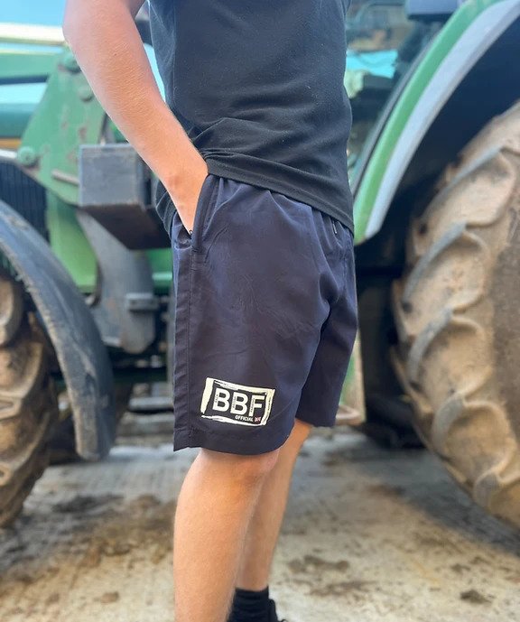 Back British Farming Men's Performance Shorts - Robinsons Equestrian
