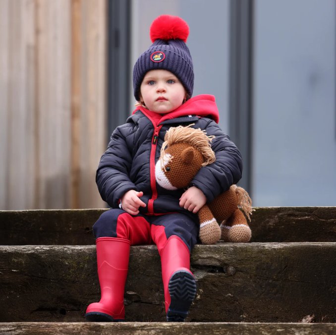 Shires Equestrian Shires Winnie & Me Padded Coat Navy - Junior Coats ...