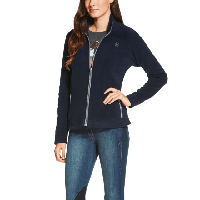 Ariat Basis Full Zip Fleece Navy - Robinsons Equestrian