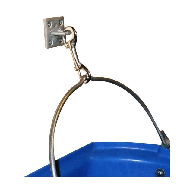 Spring Or Snap Hook Clip On Wall Plate Mount - Robinsons Equestrian